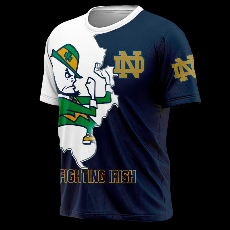 Notre Dame Fighting Irish Cartoon Comfort T-shirt