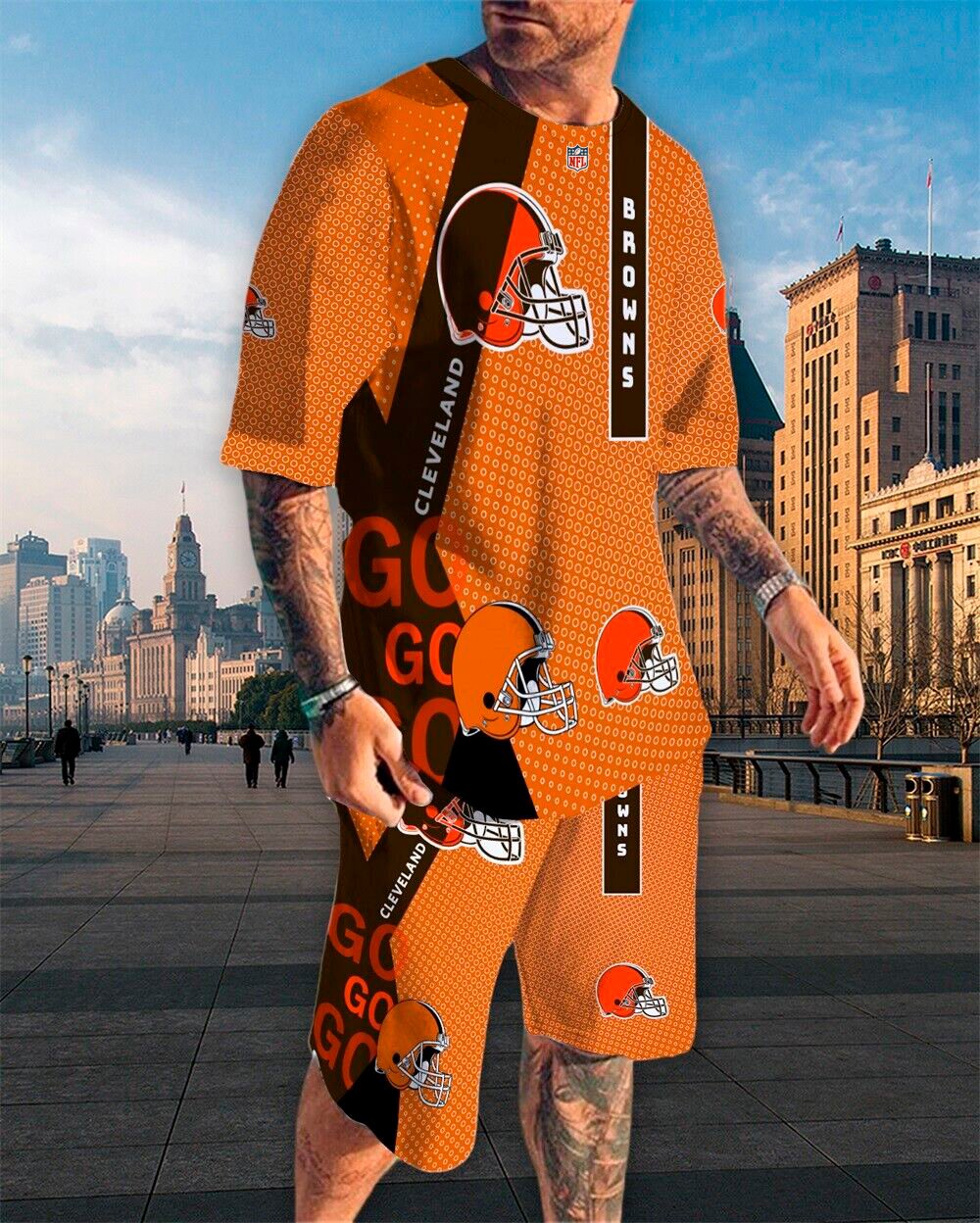 Cleveland Browns NFL Summer Outfit Set Go Go Go