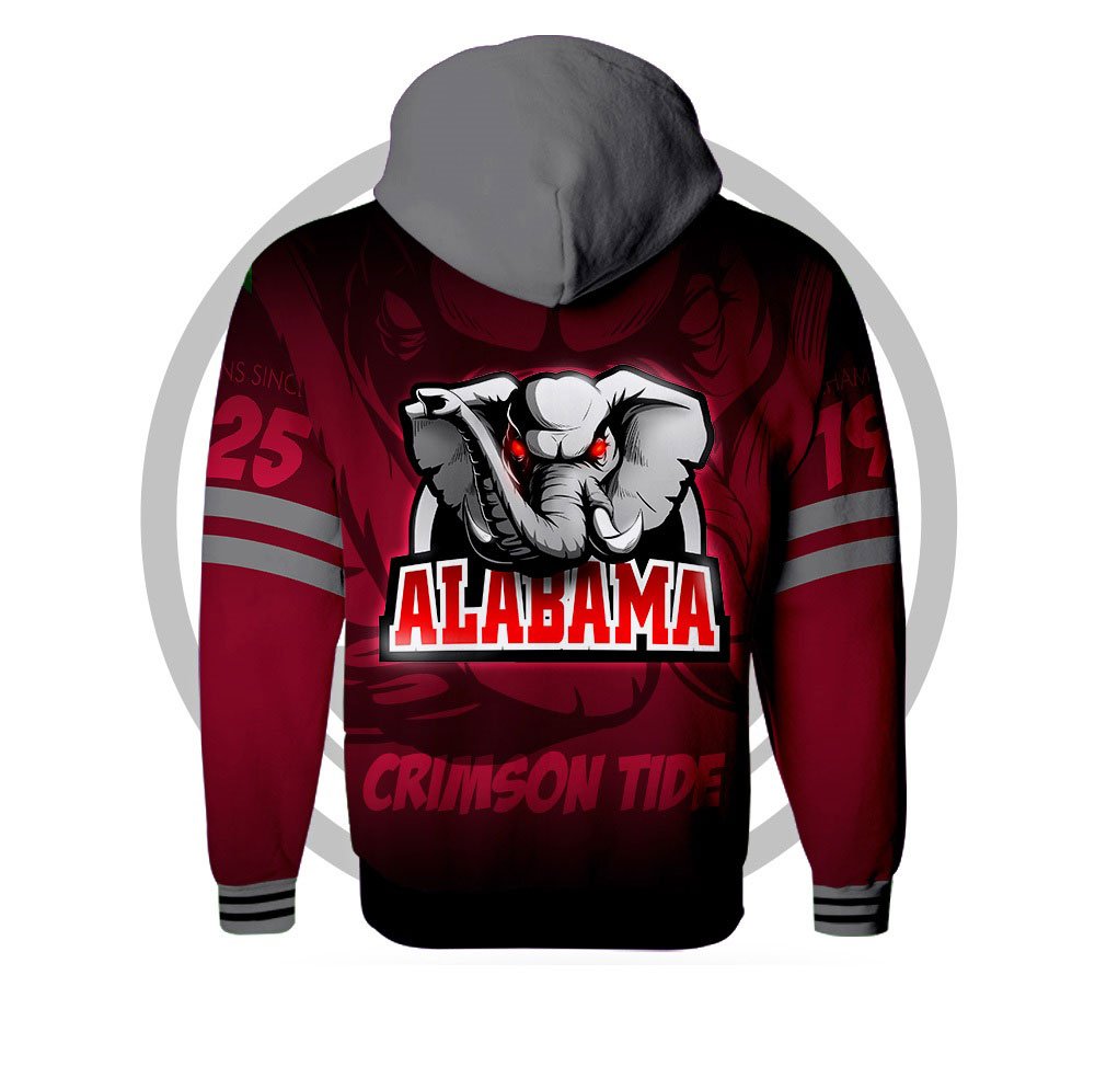 Alabama Crimson Tide NCAA Tracksuit Hoodie And Sweatpants