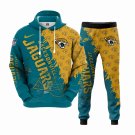 Denver Broncos NFL Team Skin Hooded Tracksuit 2Pcs Sports Suit