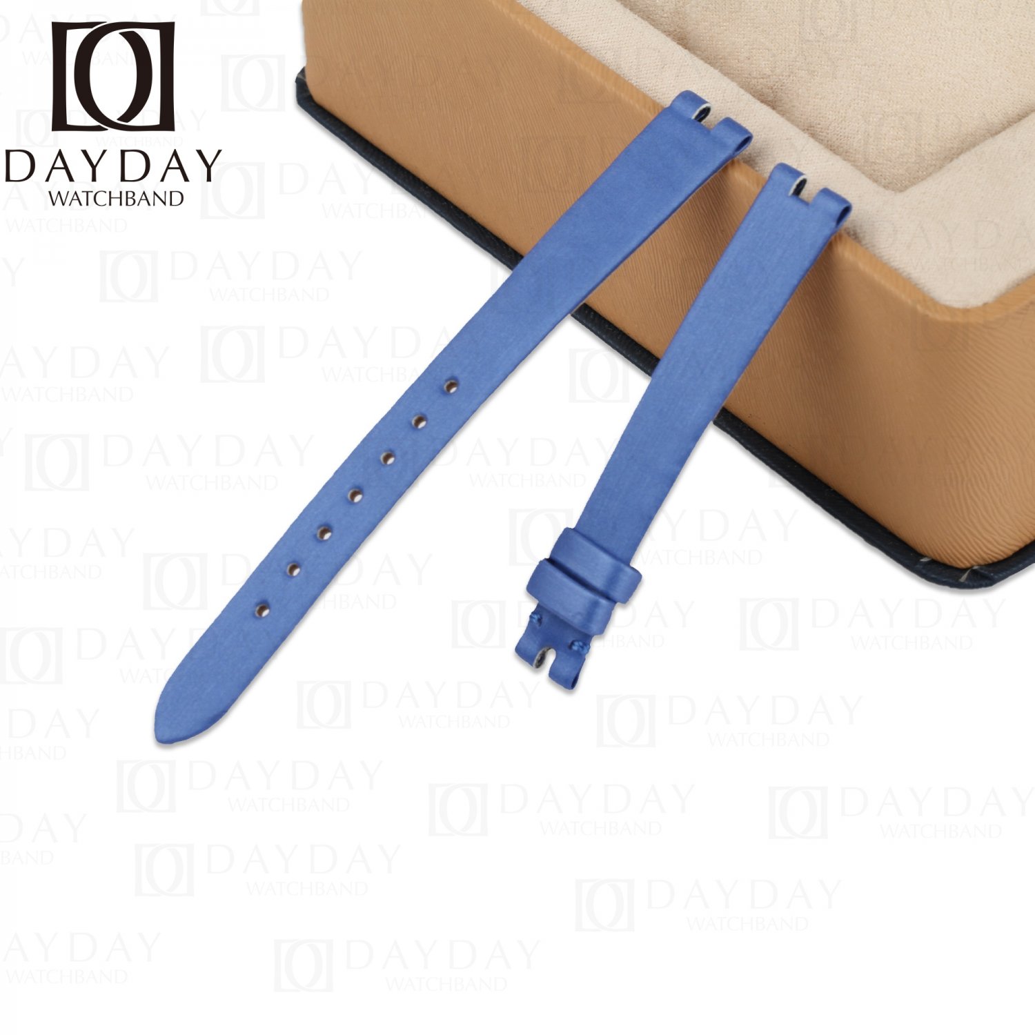 Satin watch strap for Chopard Happy Diamond ladies (Multi-colors ...