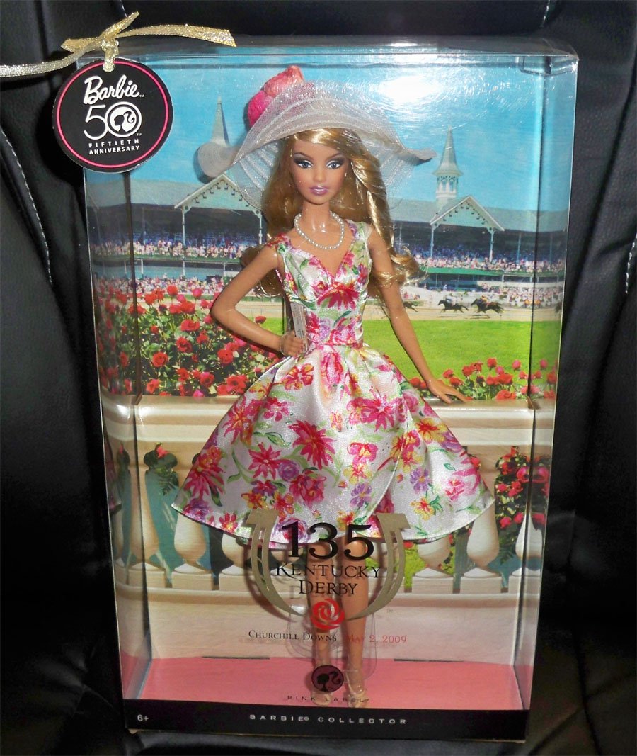 Kentucky Derby Barbie Doll NRFB Pop Culture Mattel