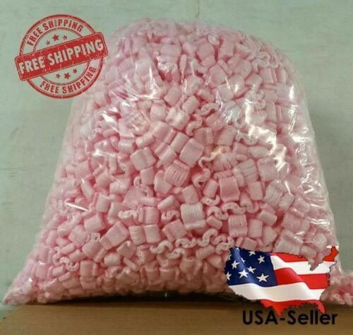Packing Peanuts Red White Blue Stars 1.5 cu ft Compostable Biodeg. Void ...