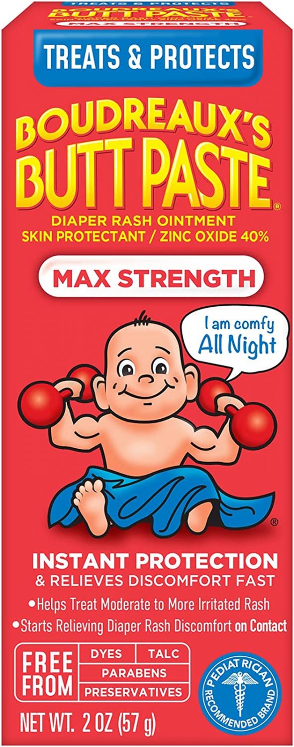 Maximum Strength Diaper Rash Ointment 2 Ounce Tube