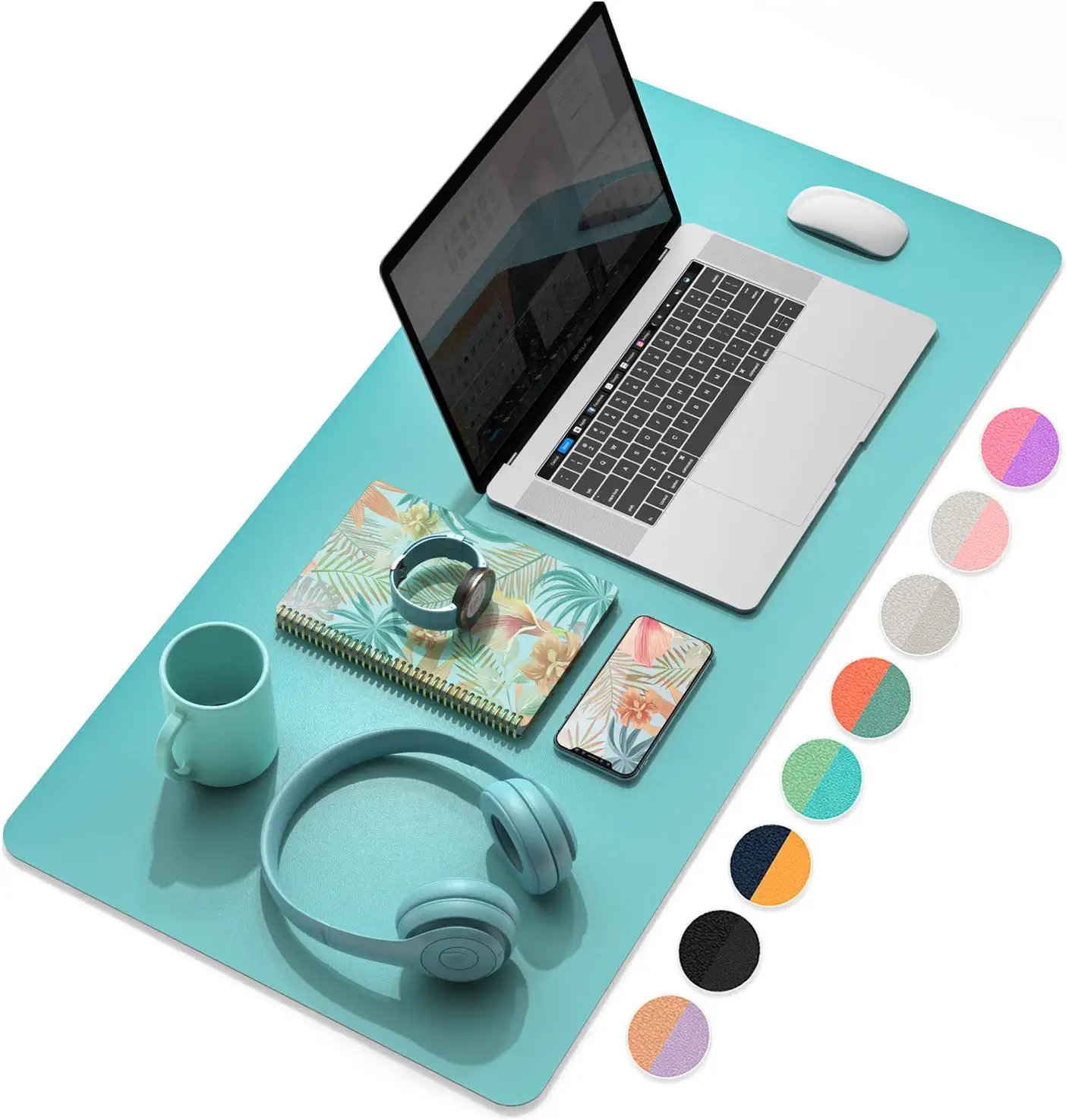 Multifunctional Office Desk Pad, Ultra Thin Waterproof PU Leather Mouse ...