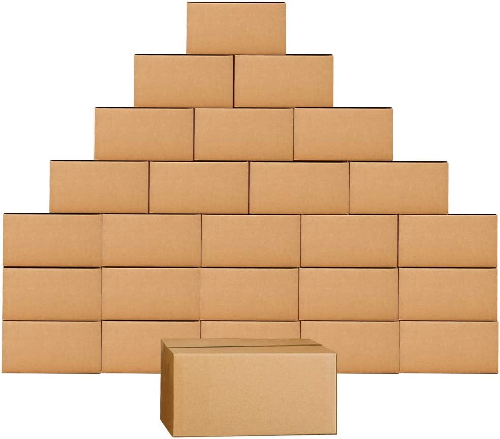 Shipping Boxes 11x6x6 Packing Corrugated Available 25Pack Moving ...