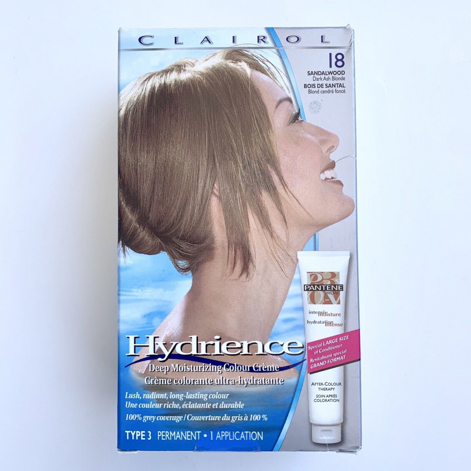 Clairol Hydridnce 18 Sandalwood Dark Ash Blonde Hair Color Deep ...