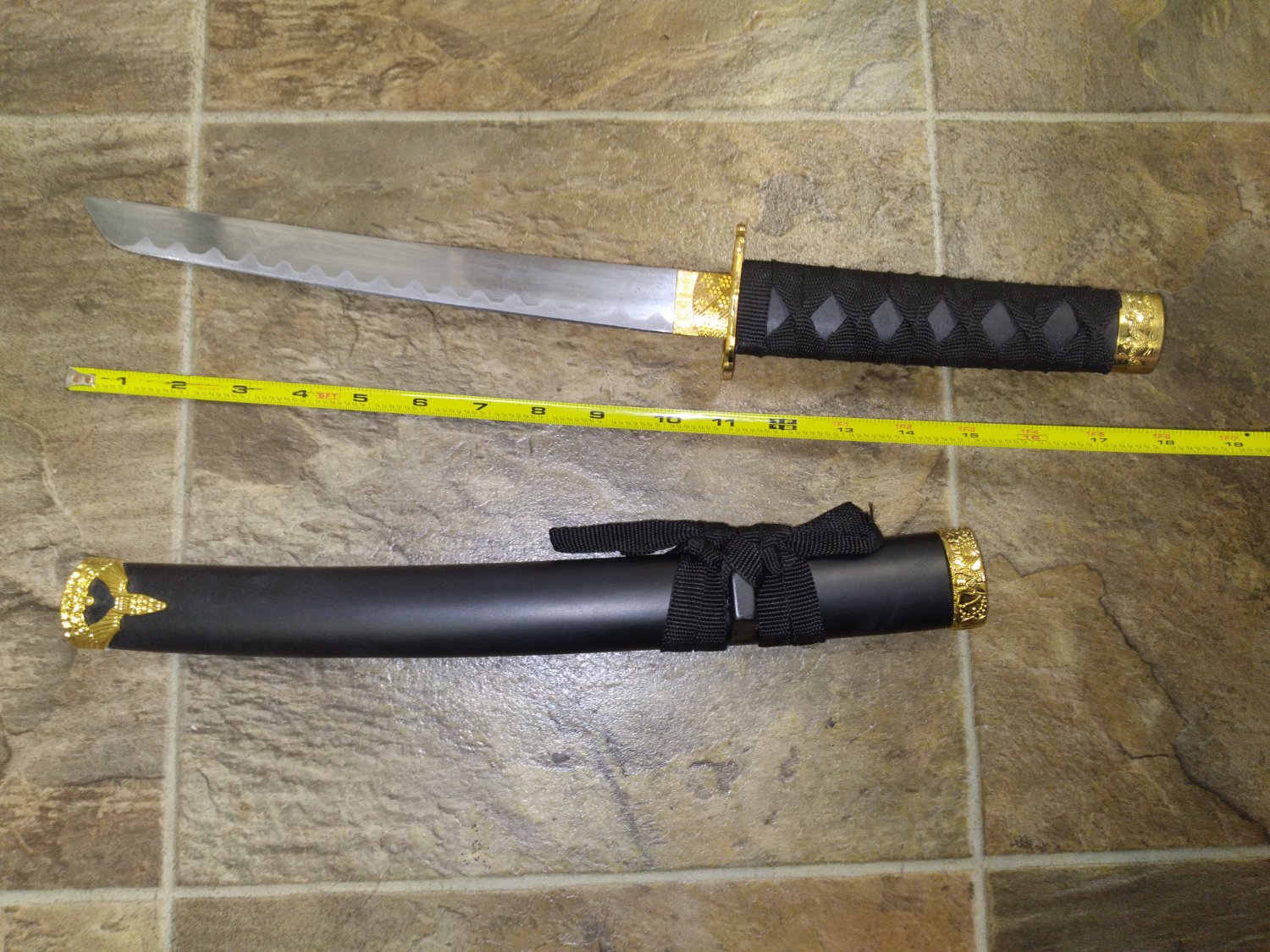 Black Short Sword Katana