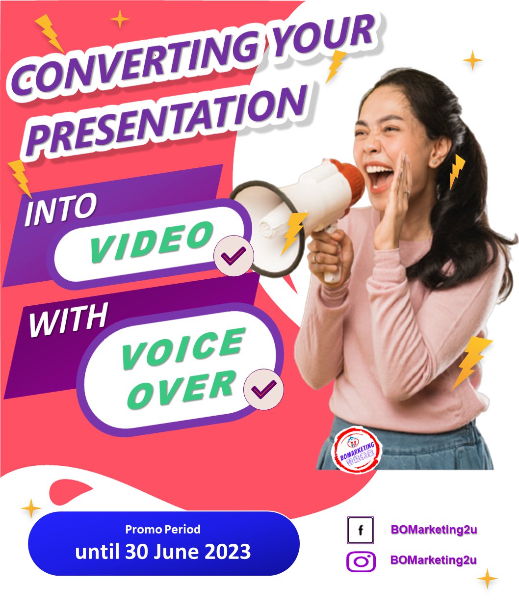 Converting Engaging Presentations into Impactful Videos with Voice Over.