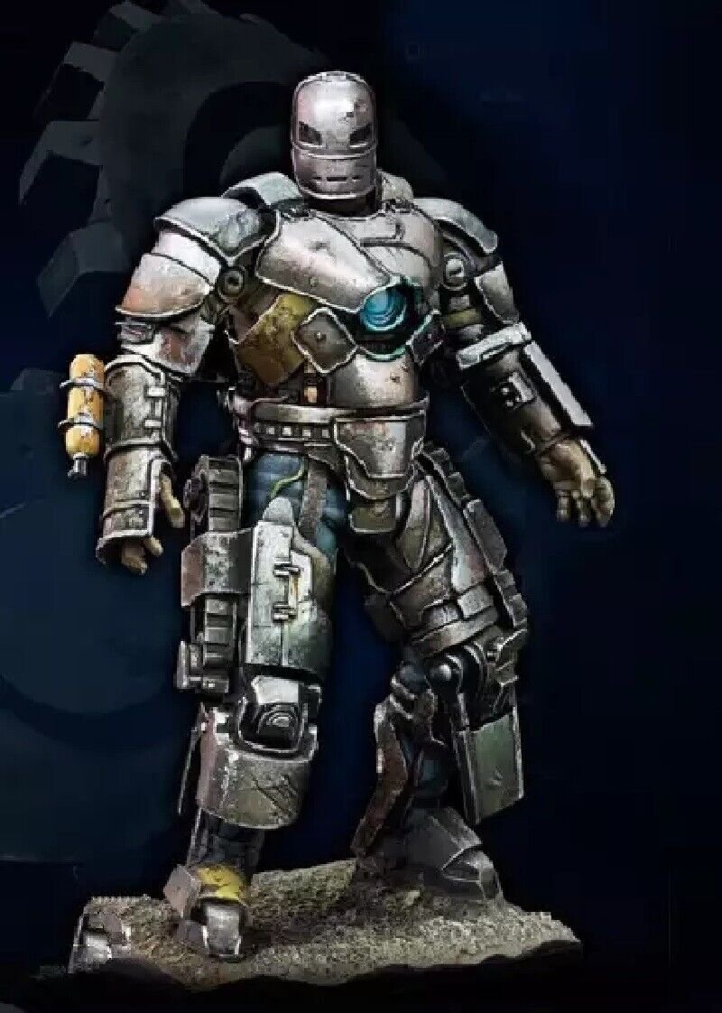 1/24 75mm Resin Figure Model Kit Iron Man Tony Stark Mark-1 Miniatures ...