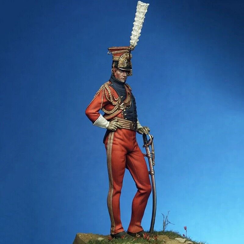 1/24 Resin Figure Model Kit Napoleonic Wars French Cavalryman Unpainted