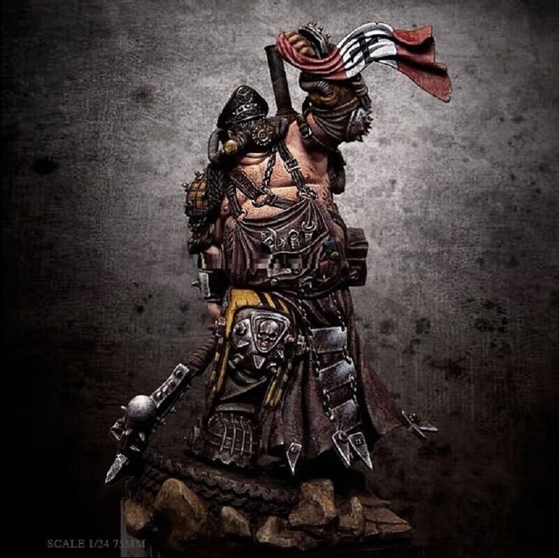 1/24 Resin Model Kit German Executioner Wolfenstein Steampunk MadMax ...