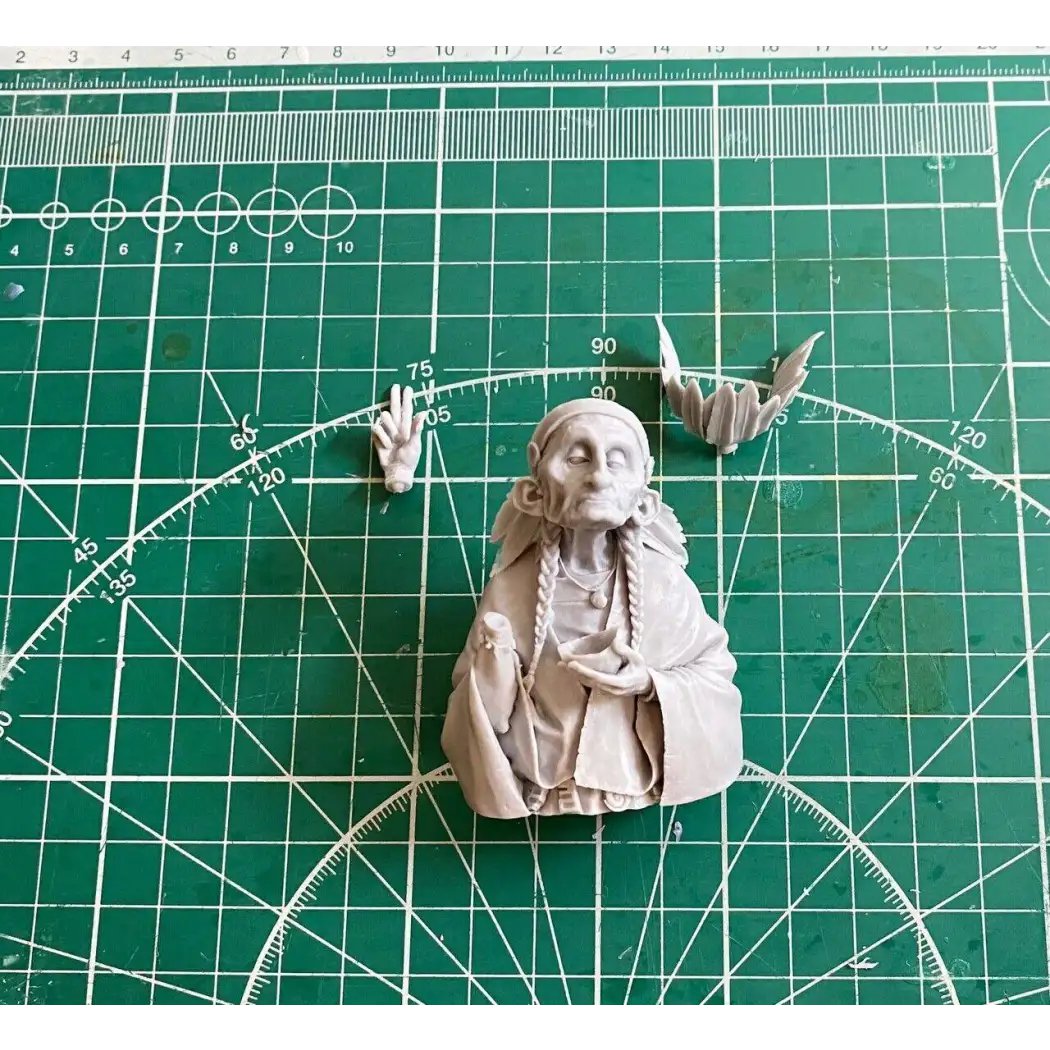 1/12 BUST Resin Model Kit Woman Native American Indian Unpainted