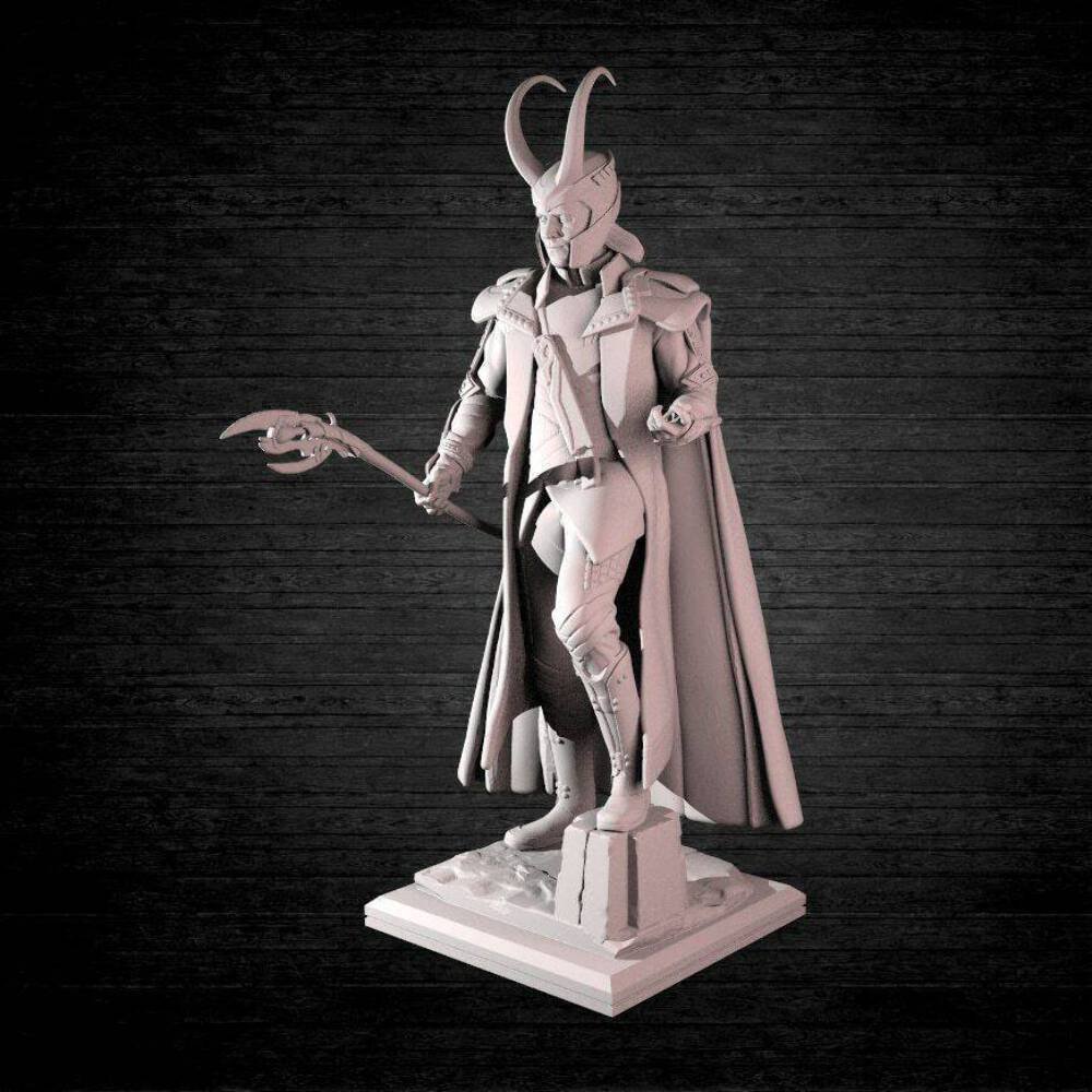 1/18 100mm 3D Print Model Kit God Loki Movie Unpainted