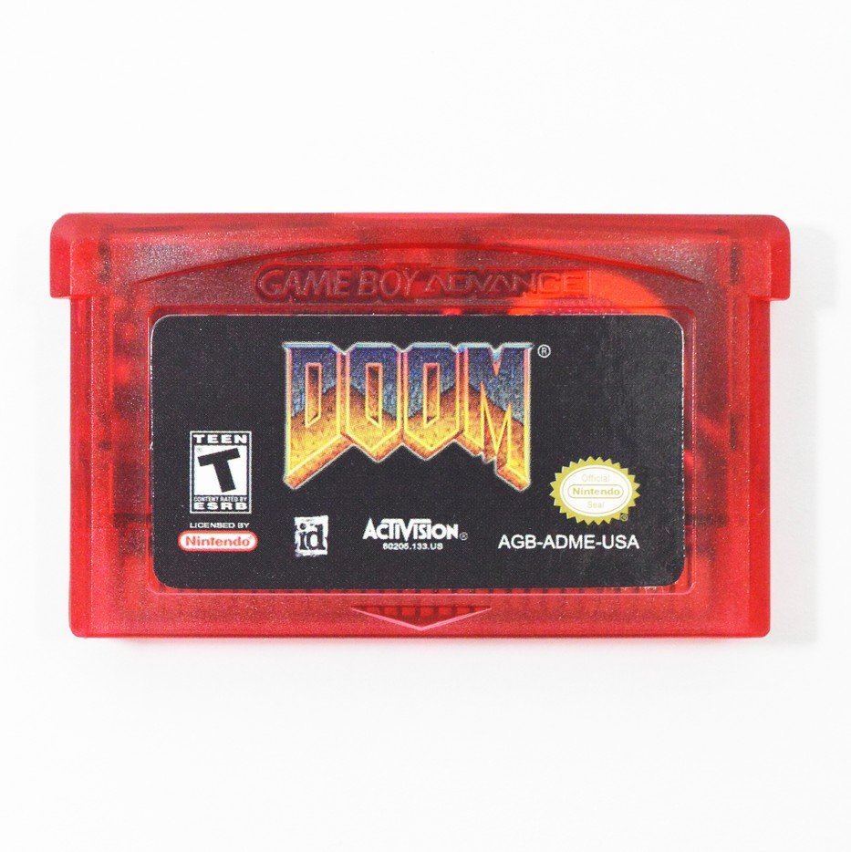 Doom PC Conversion Restored Uncensored GBA cartridge for Nintendo Game ...