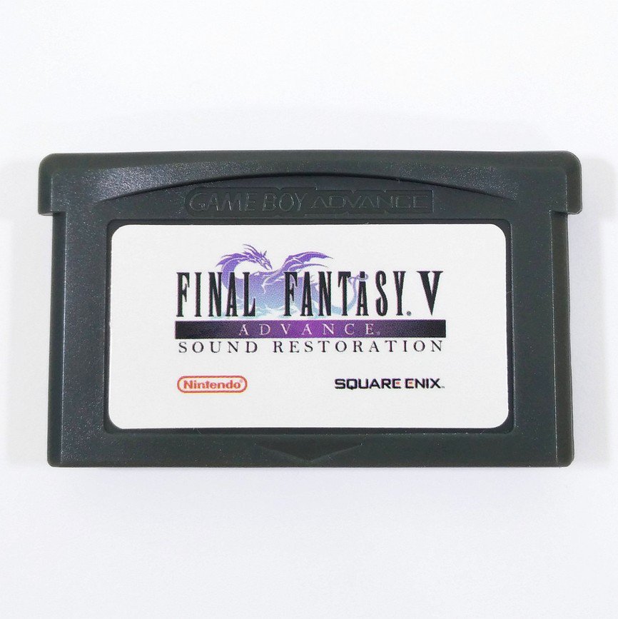 Final Fantasy 5 V Advance Color and Sound Restoration GBA cartridge for ...