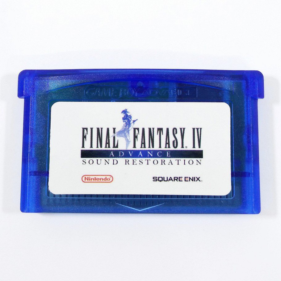Final Fantasy 4 IV Advance Color and Sound Restoration GBA cartridge ...
