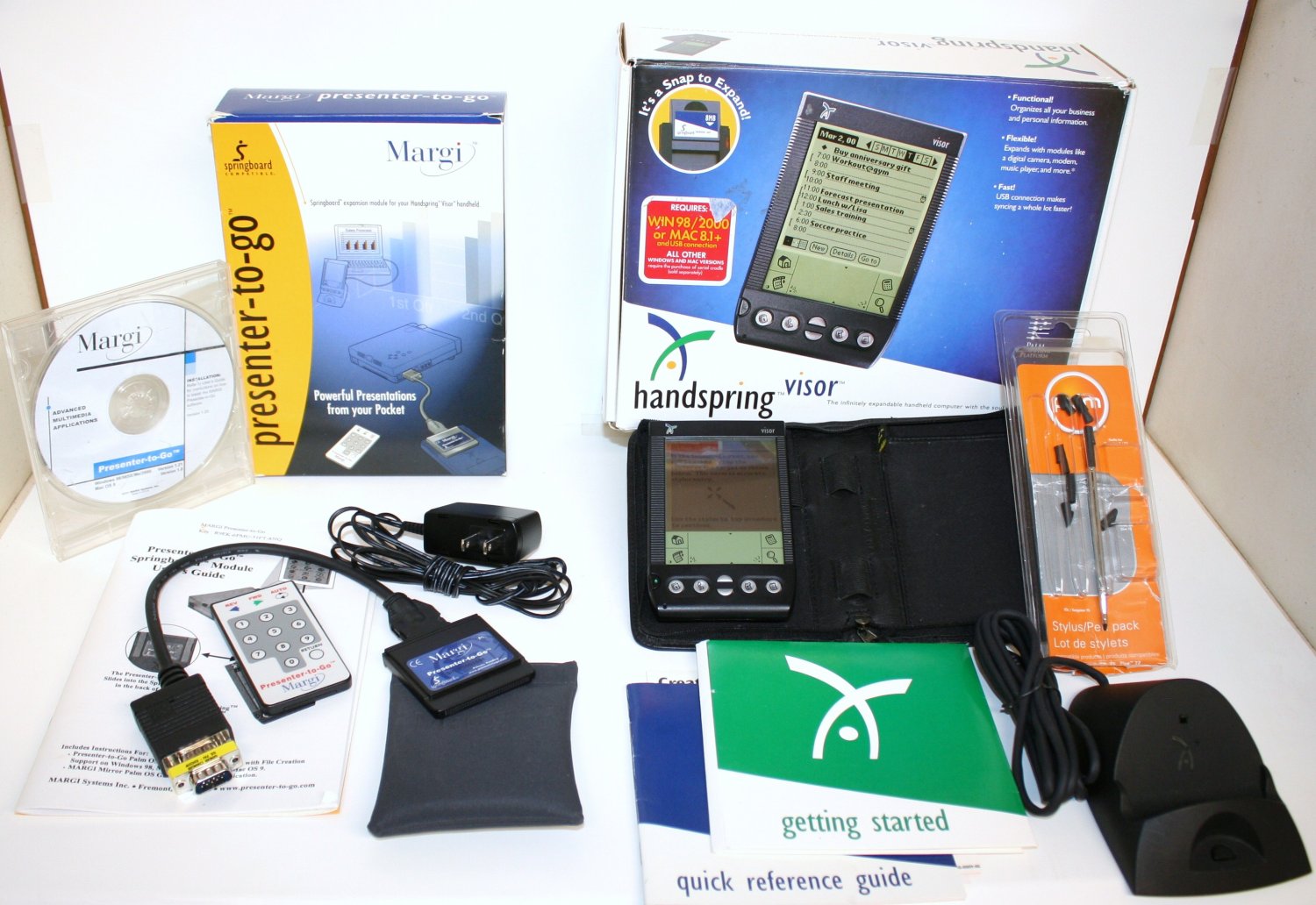 PALM handspring visor "PLUS" Margi presenter-to-go Graphics Adapter