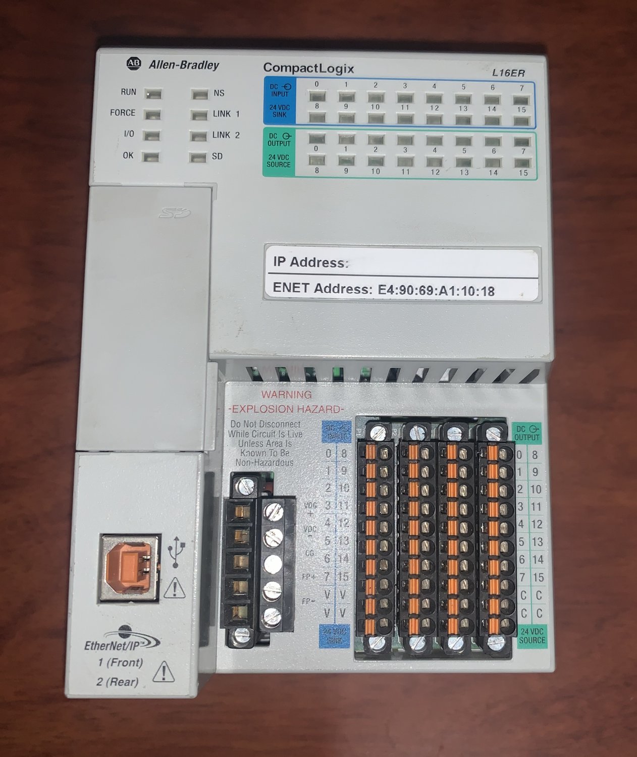 1769-L16ER-BB1B ALLEN BRADLEY........... "USED"