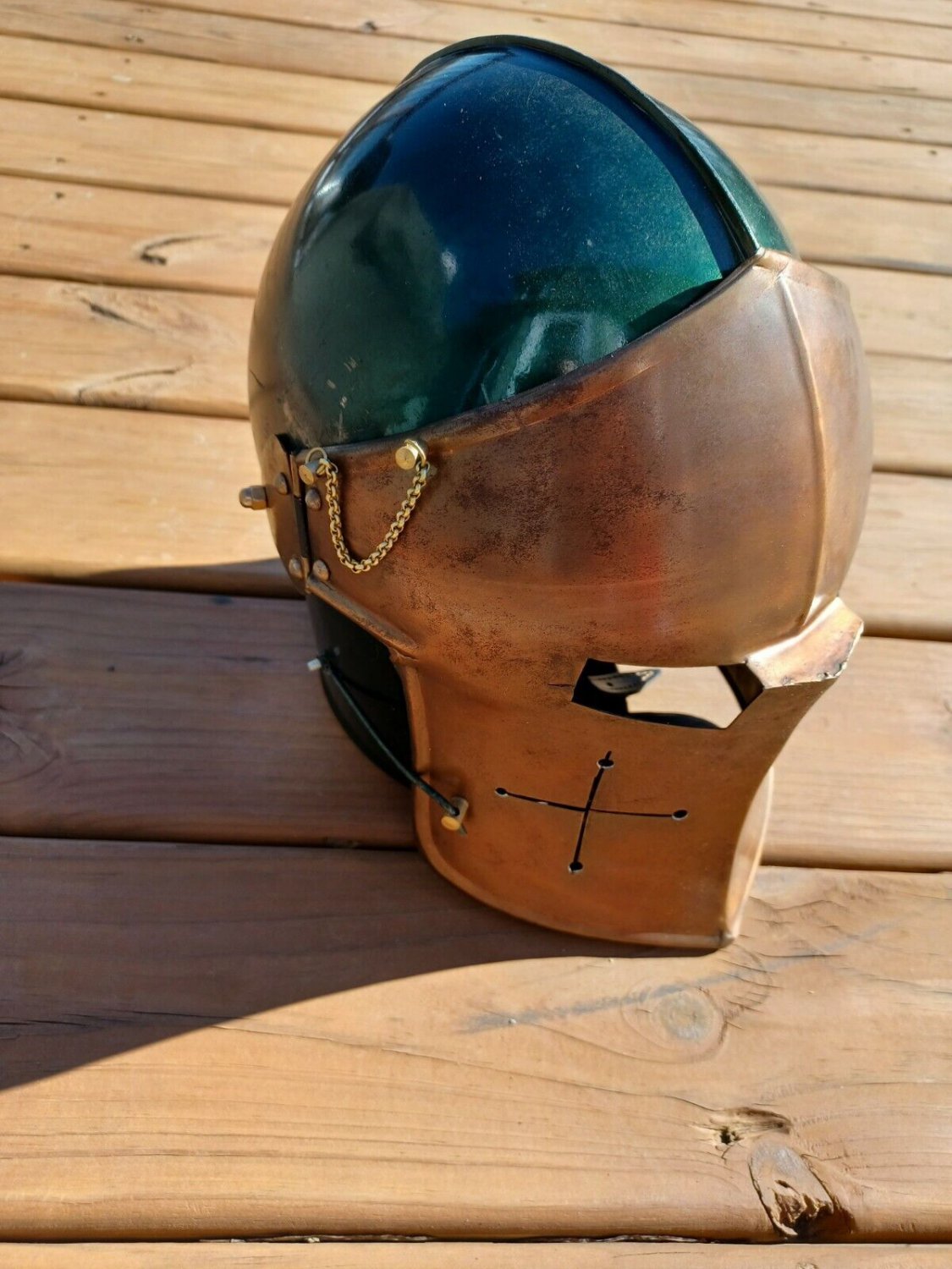 Medieval Barbuta Helmet Knight Templar Crusader Armour Helmet Spartan ...