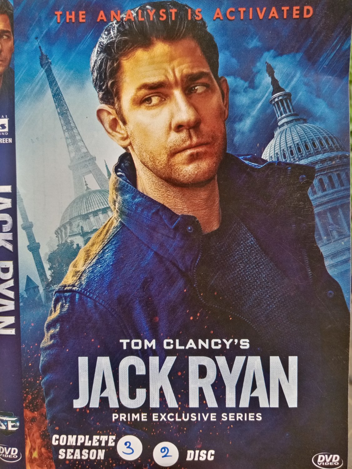 JACK RYAN DVD TV SERIES COMPLETE SEASON (3) free shiping