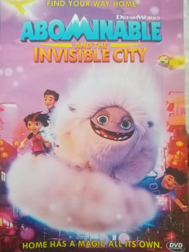 ABOMINABLE and the INVISIBLE CITY DVD animation movie free shiping