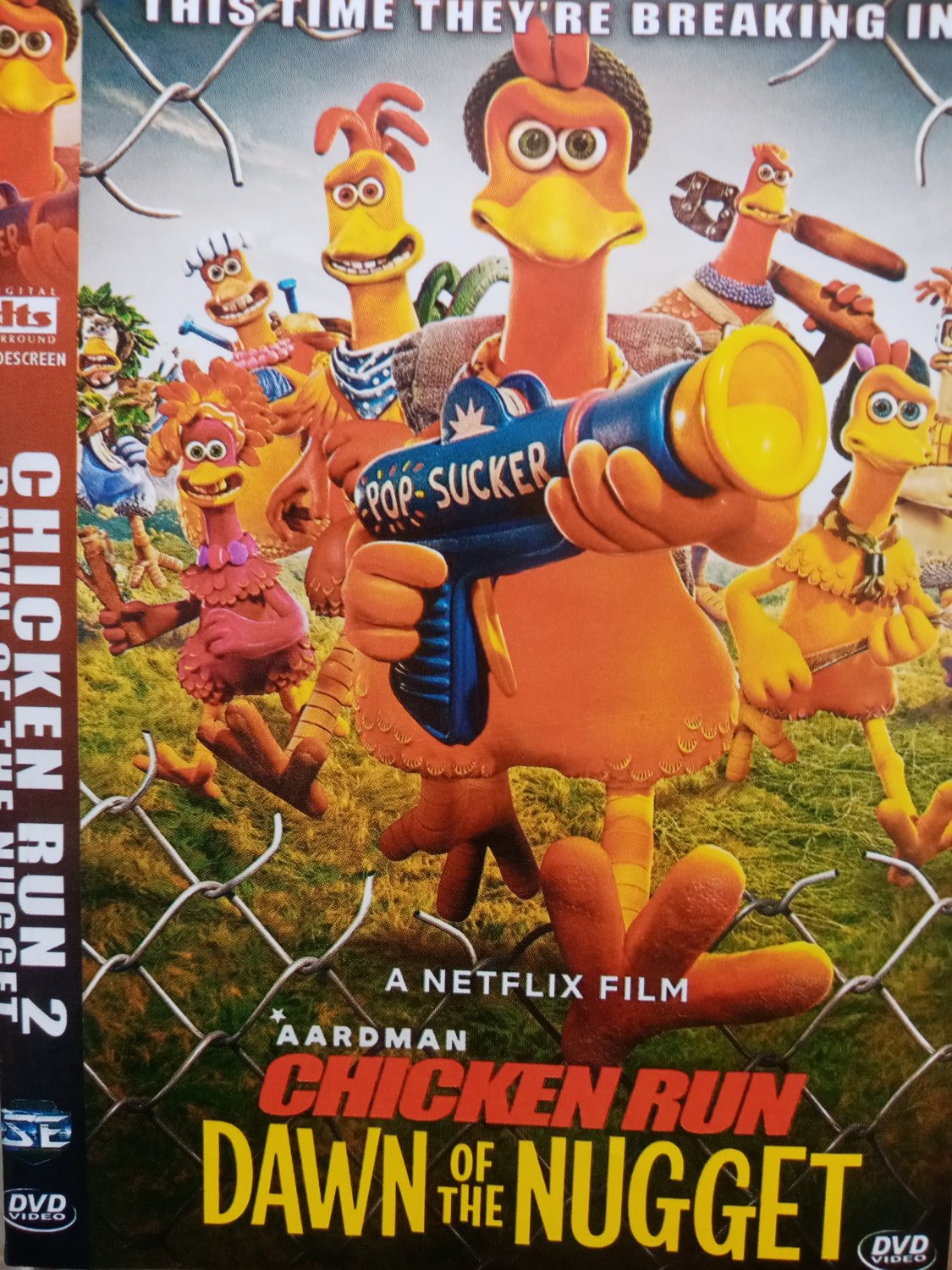 CHICKEN RUN ( 2 ) DAWN OF THENUGGET, animation DVD movie free shiping 2023