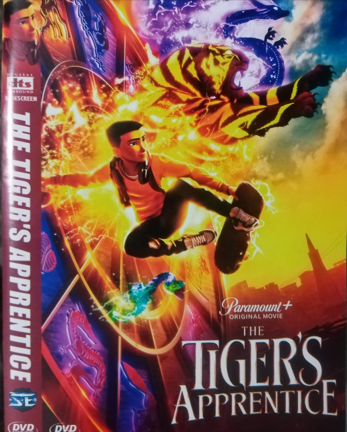 THE TIGER'S APPRENTICE DVD animation movie free shiping 2024
