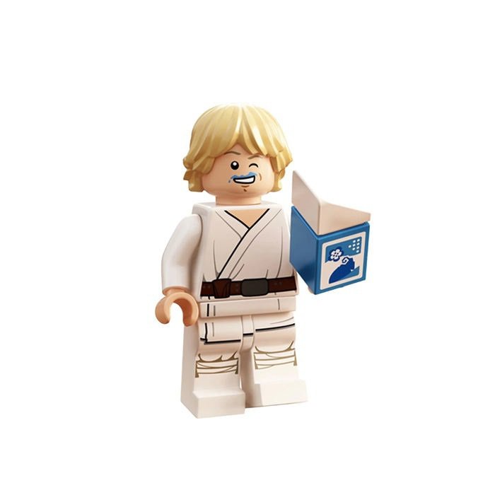 Luke Skywalker (with Blue Milk) Star Wars Minifigures Building Toys