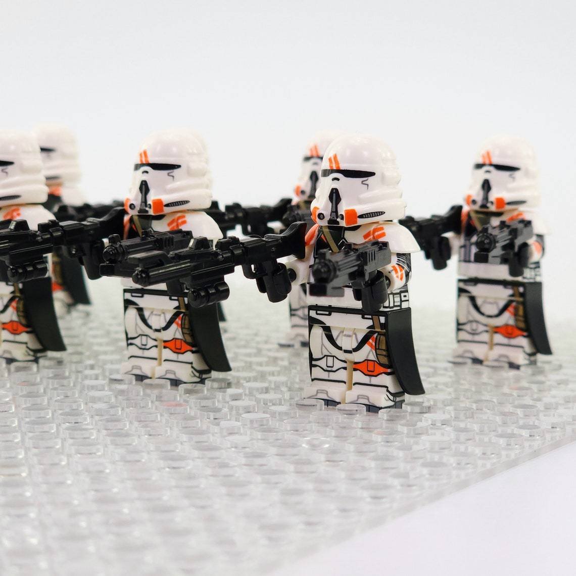 10pcs Airborne Troopers Paratrooper The 212th Battalion Star Wars Minifigures