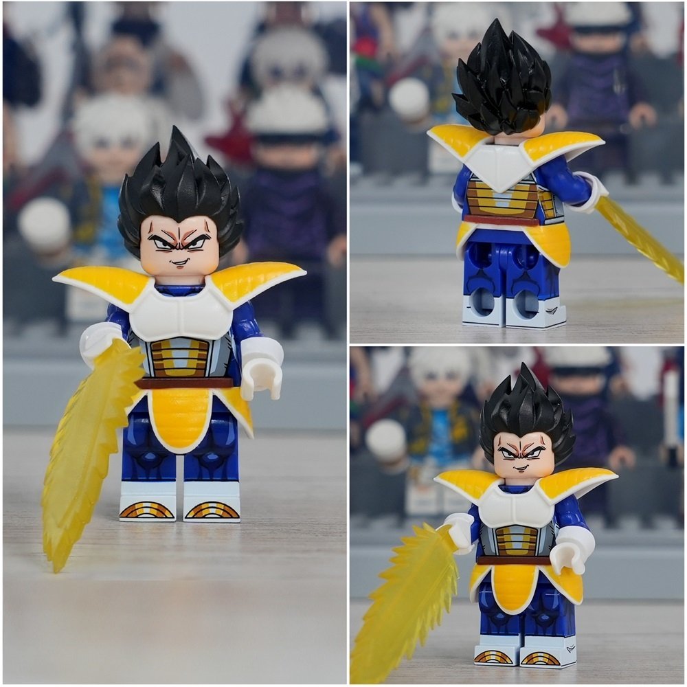 Vegeta Saiyan (Battle Armor) Dragon Ball Minifigures Weapons and ...