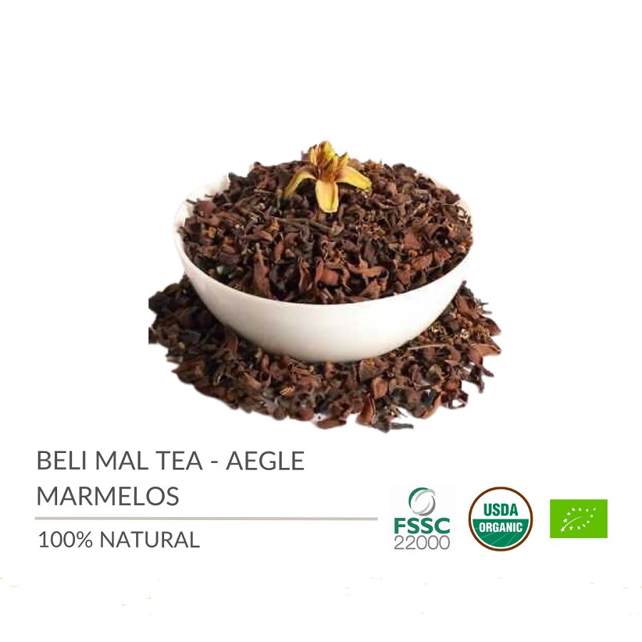 Organic Bael (Aegle marmelos) Dried Flowers Herbal Drink Purify Blood 50 g