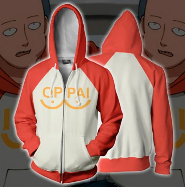 One Punch-Man Saitama Suit Zipper Hoodie