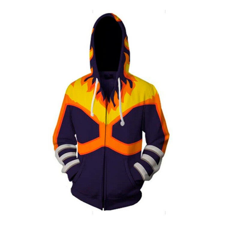 Boku No Hero Endeavor Suit Zipper Hoodie