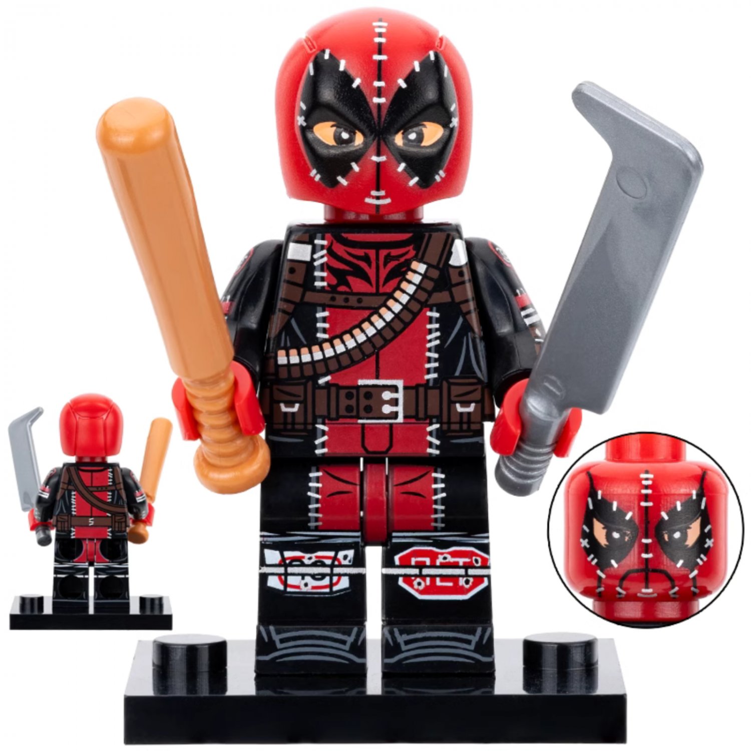 Marvel Deadpool Masacre Minifigures Accessories Building Toys