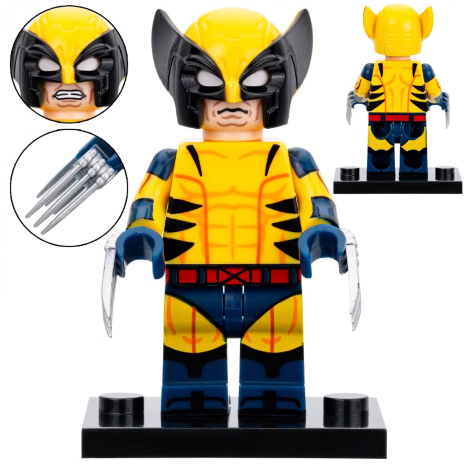 Marvel Comics X-Men Wolverine Minifigures Accessories Building Toys