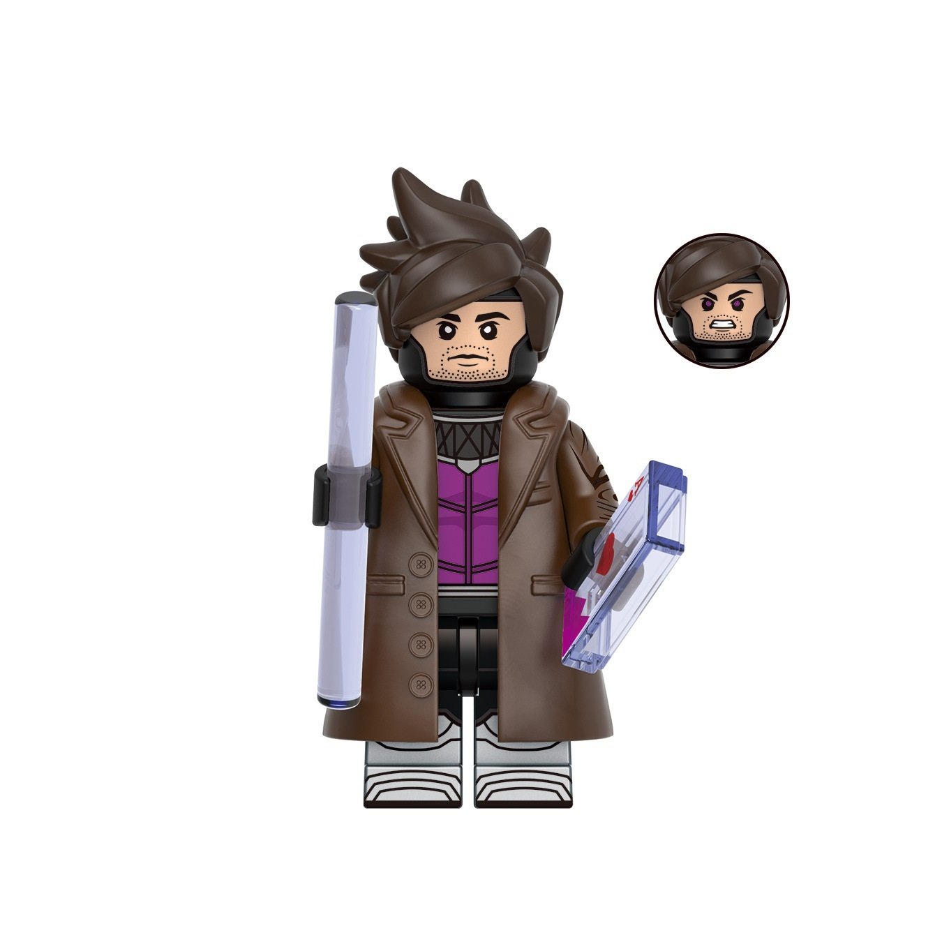 Gambit Marvel Deadpool Minifigures Weapons and Accessories