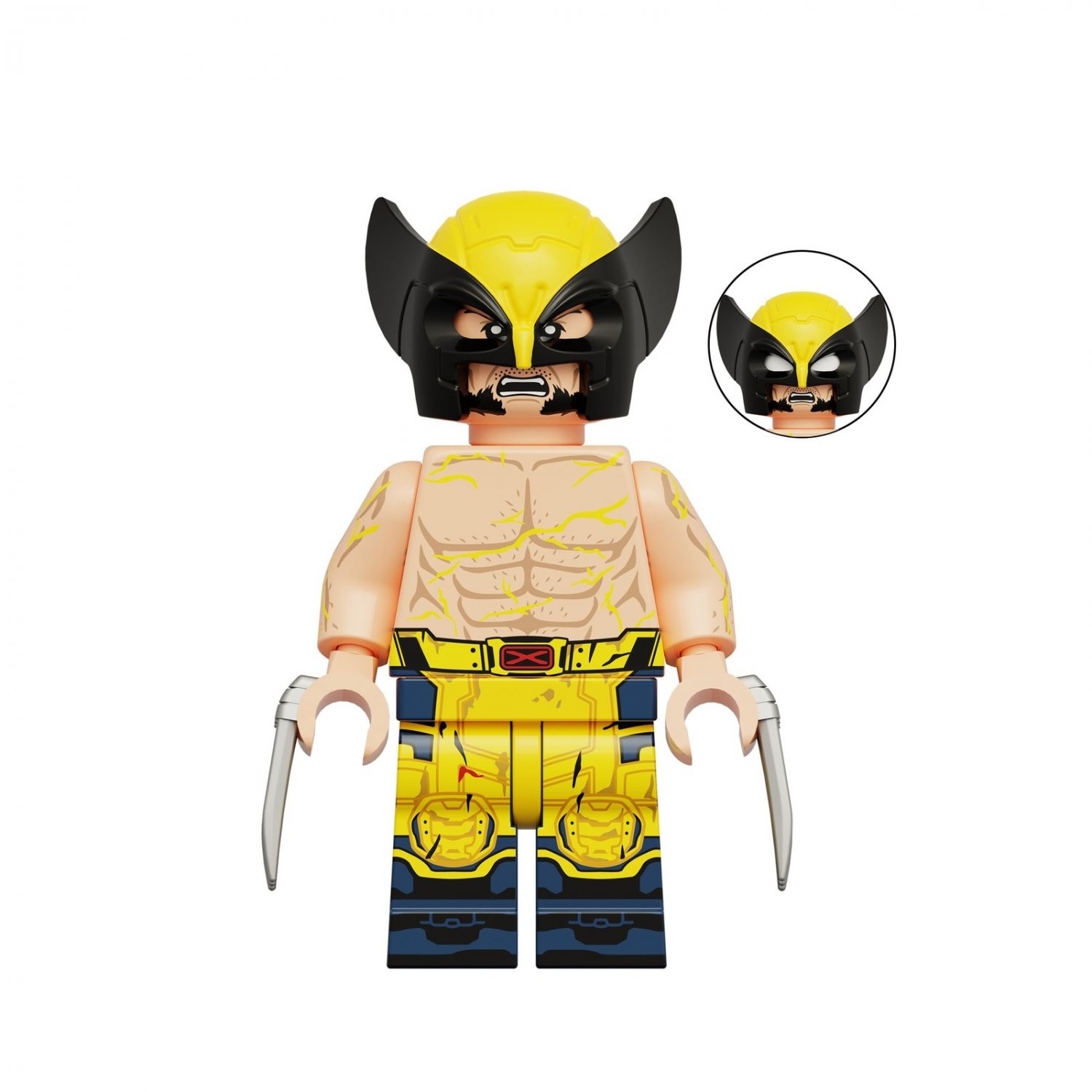Deadpool Wolverine Final Battle Minifigures Weapons and Accessories