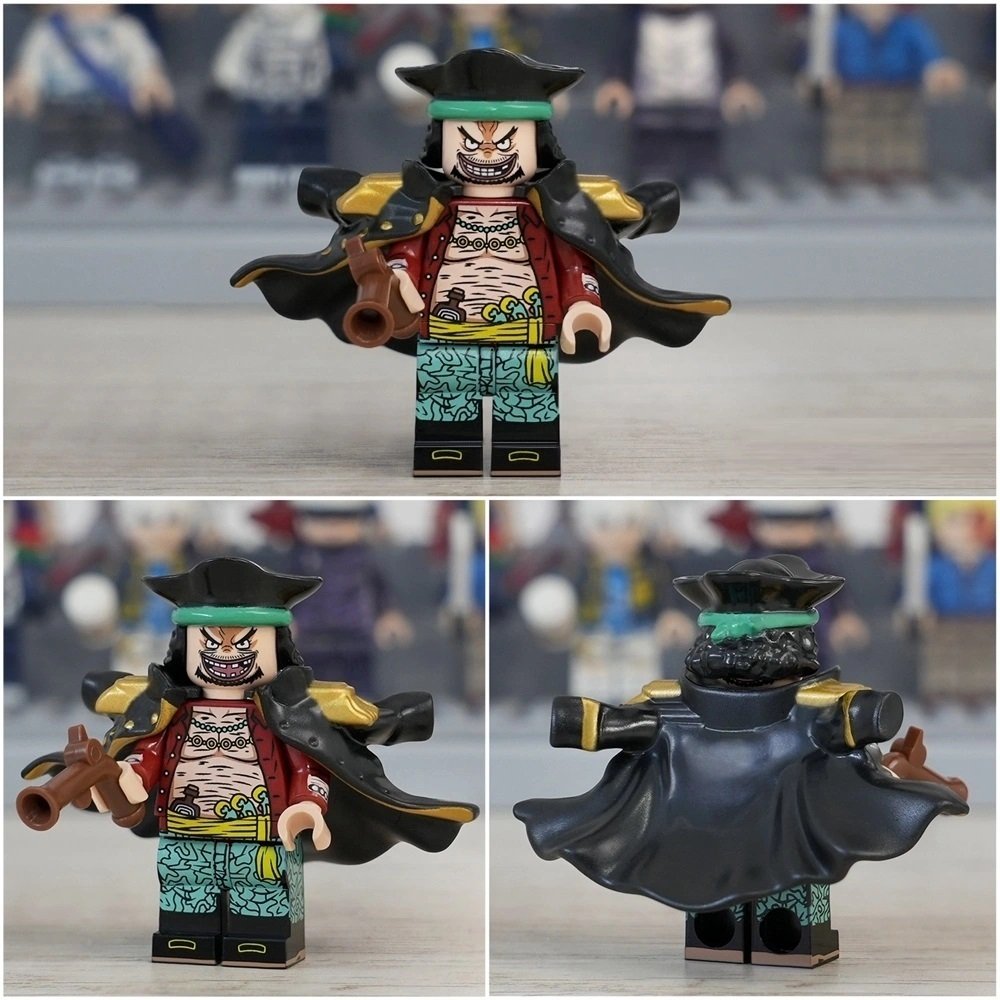Marshall D Teach the Blackbeard One Piece Minifigures Weapons and ...