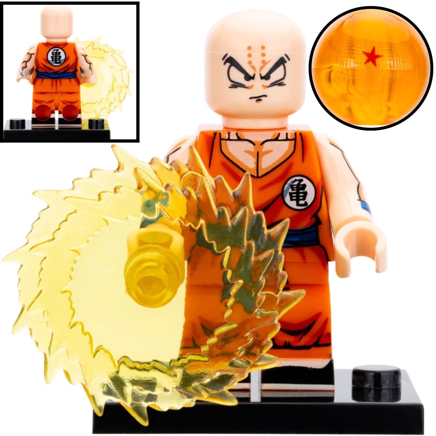 Dragon Ball Destructo Disc Krillin Minifigures Building Toys