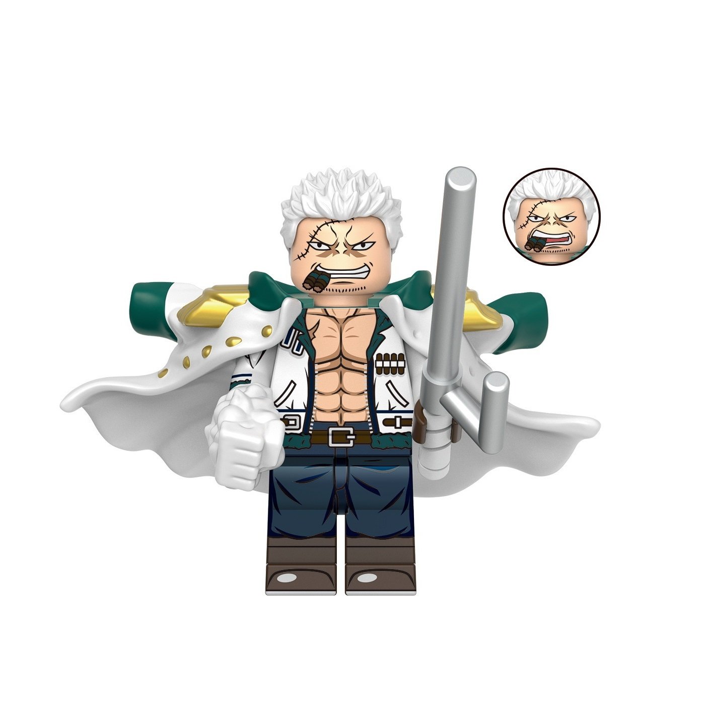 Smoker One Piece Minifigures Weapons and Accessories