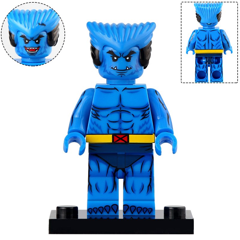 X-Men Comics The Beast Minifigures Accessories Building Toys