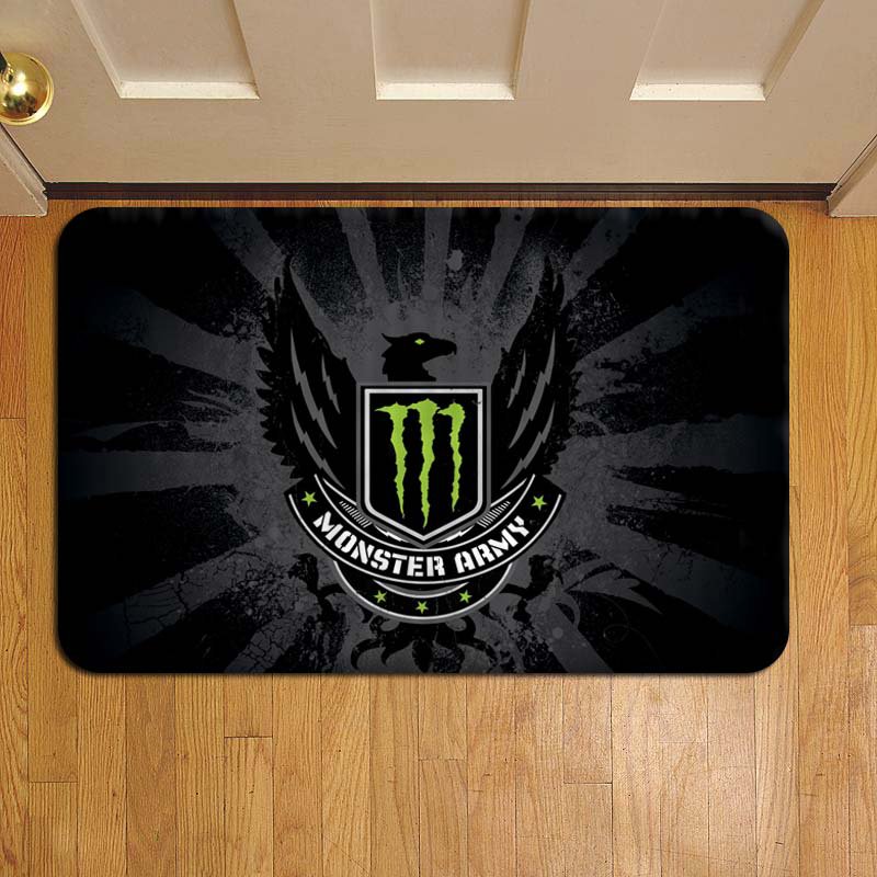 Monster Energy Drink Logo Rug Doormat Foot Door Mat Steps