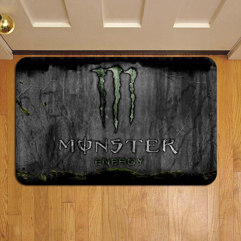 Monster Energy Drink Logo Door Mat Foot Rug Doormat Steps