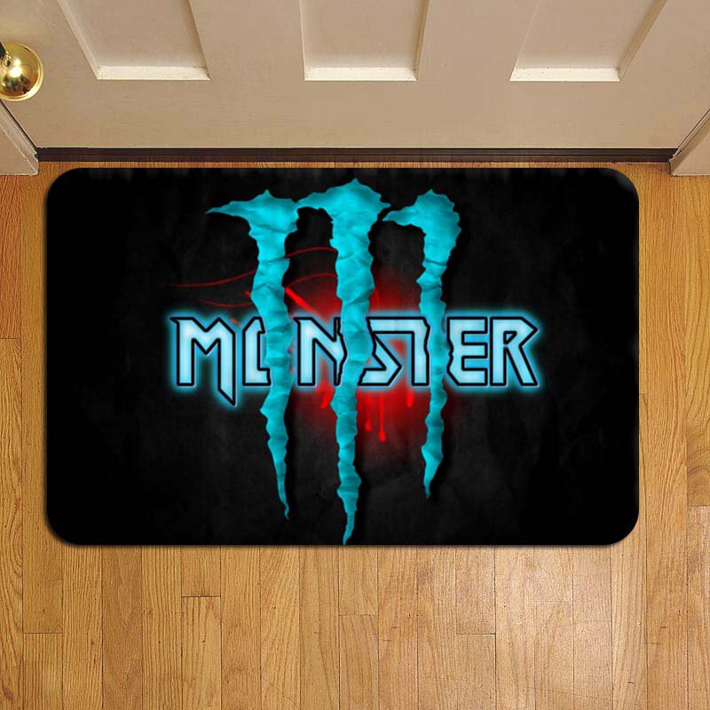 Monster Energy Drink Doormat Foot Rug Door Mat Steps