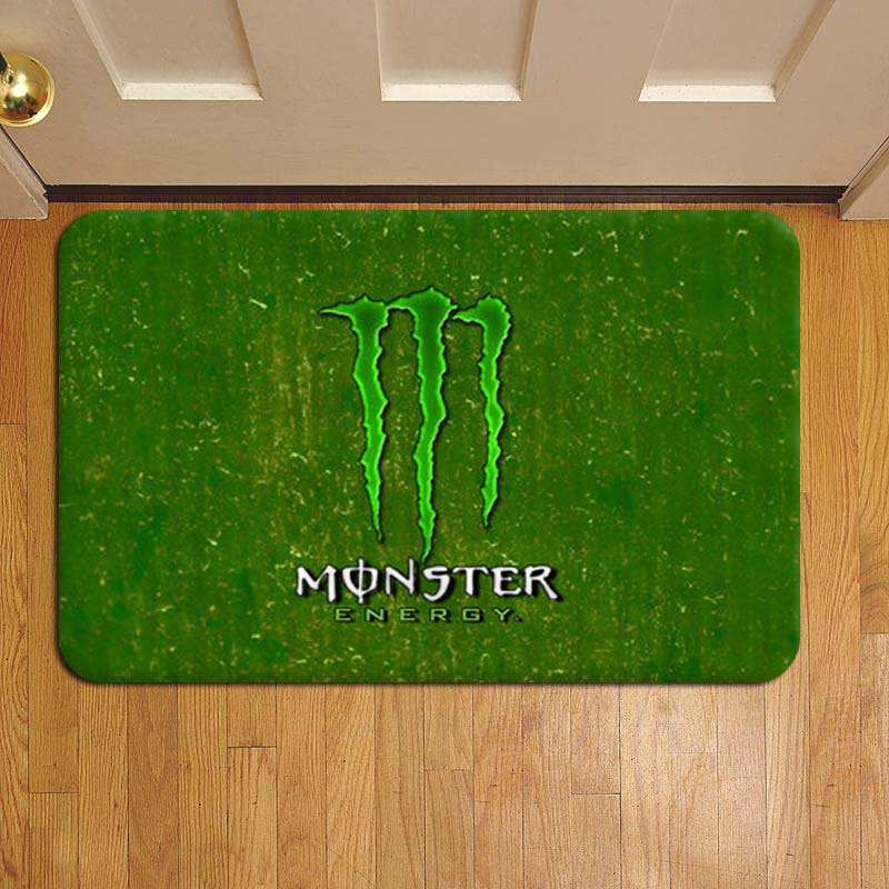 Monster Energy Drink Door Mat Foot Rug Doormat Steps