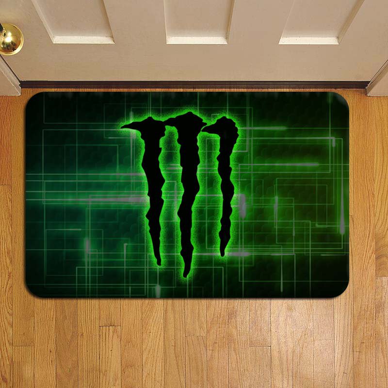 Monster Energy Drink Foot Mat Doormat Rug Door Steps