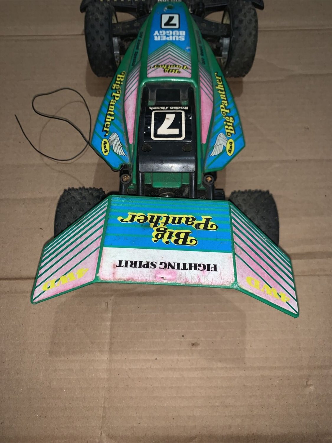 Radio Shack Vintage Big Panther RC Car w/ Original Controller 60-4095