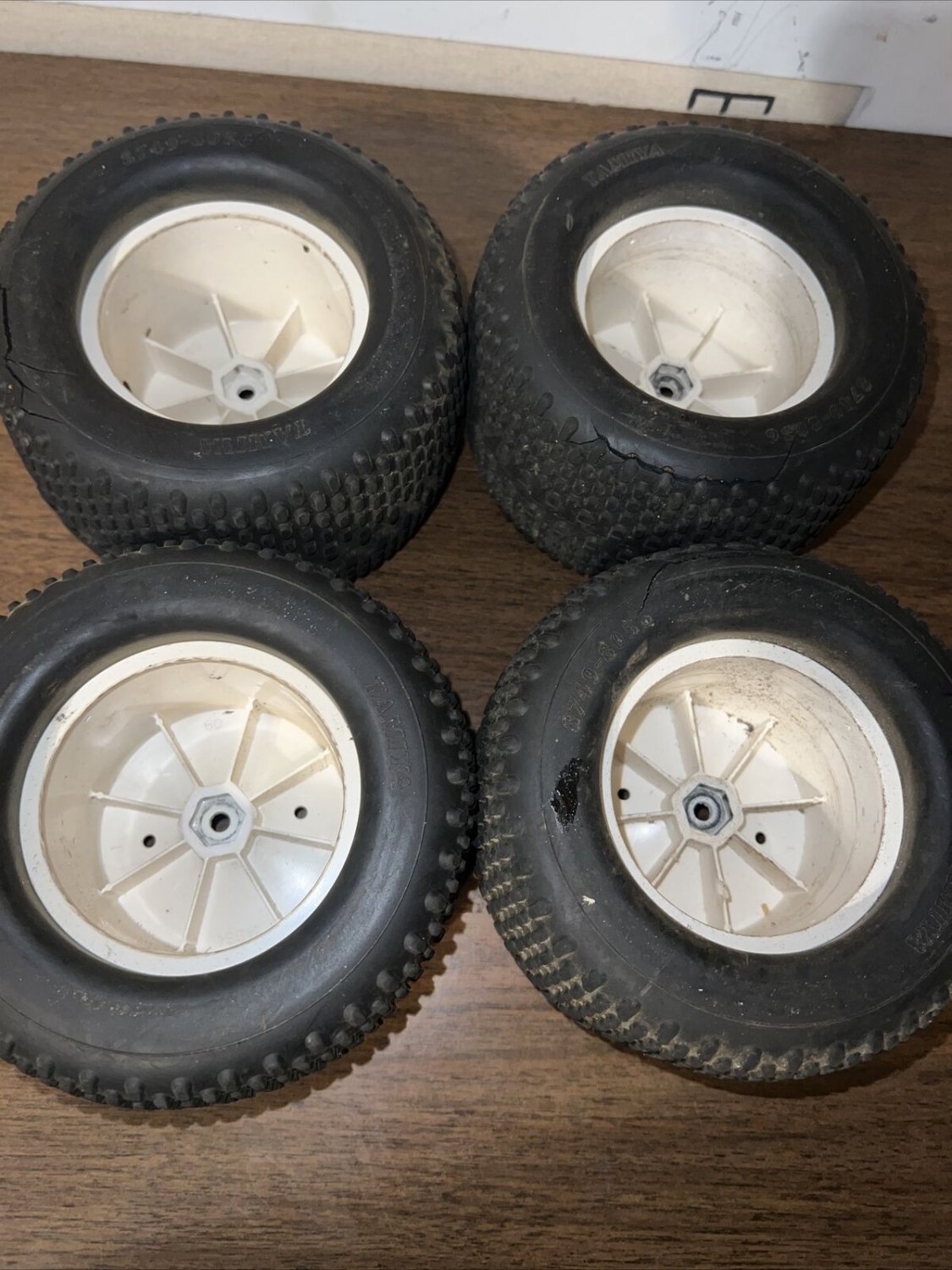 Tamiya Tnx Original Wheels And Tires Vintage