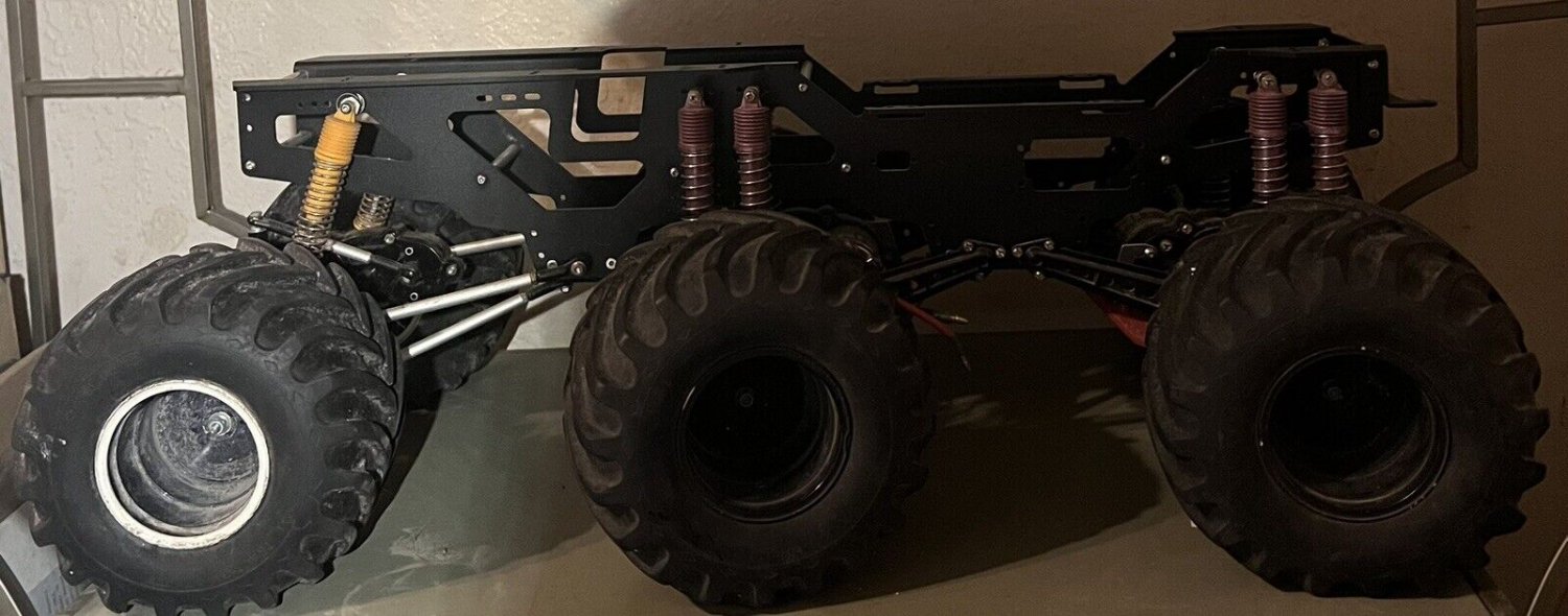 TAMIYA Clodbuster Aluminum 6x6x6 Chassis kit Roller Project